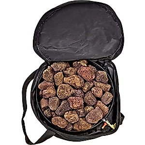 Camp Chef Compact Fire Ring Portable Propane Gas Fire Pit with Carry Kit, 15-Inch Diameter, 55,000 BTU