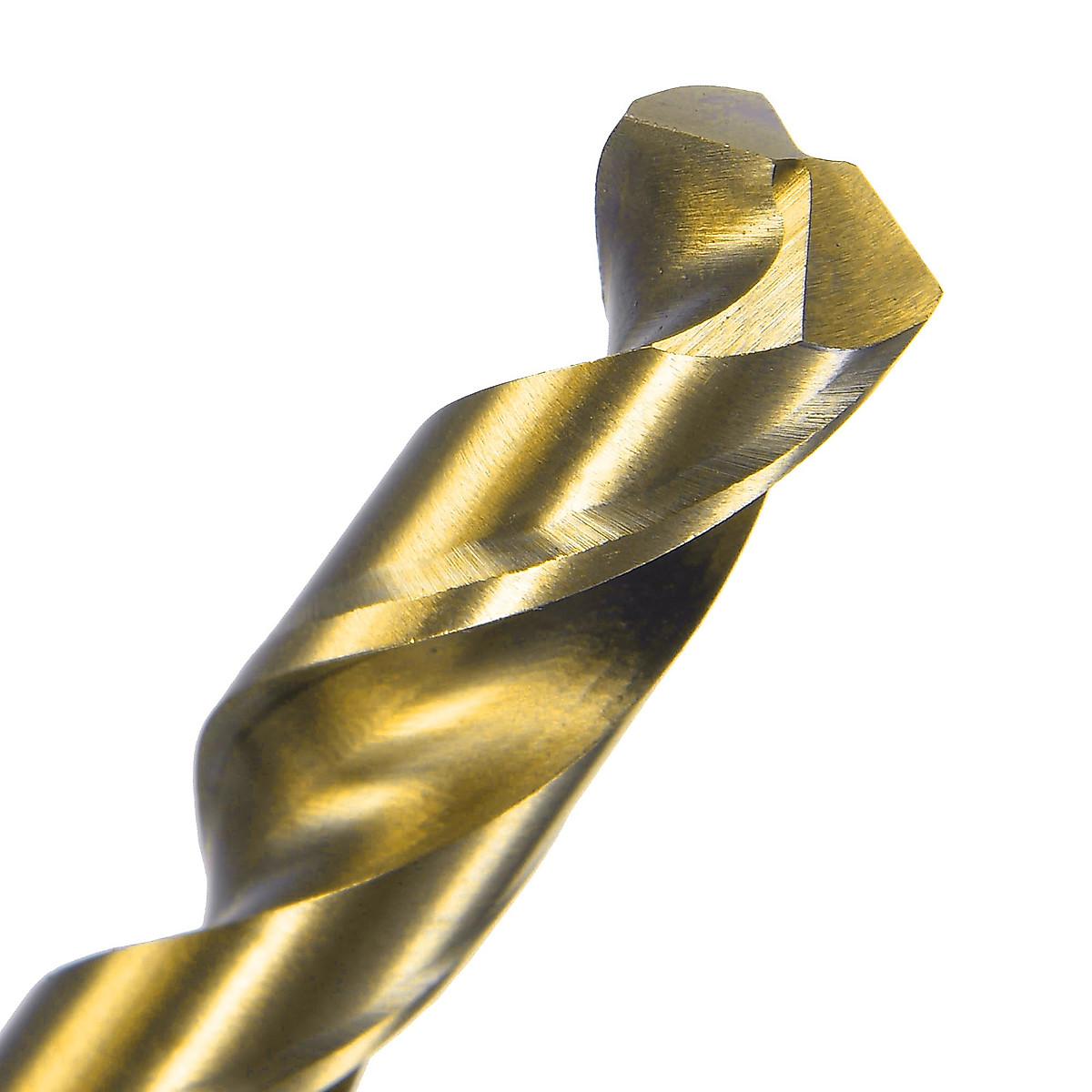 uxcell High Speed Steel Straight Shank Twist Drill Bit Fully Ground Titanium Coated 7.4mm Drilling Dia