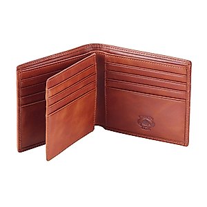 Stealth Mode Leather Bifold Wallet for Men With ID Window and RFID Blocking