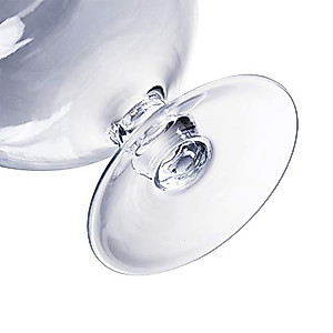 Diamond Star Clear Glass Apothecary Jars, Candy Buffet Display, Elegant Storage Jar, Decorative Wedding Candy Organizer Canisters (Height: 9" Body: 5")