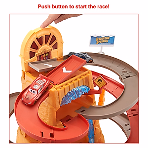 ​Disney and Pixar Cars Toys, Playset with 2 Vehicles, Radiator Springs Mountain Race ​​​