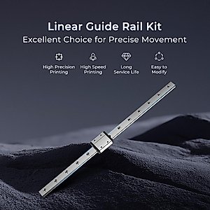Official Creality Ender 3 X-axis MGN12C Linear Rail Guide Kit with Fix Plate Mount Bracket Support Sprite Pro kit for Creality Ender3 Ender 3 Pro Ender 3 V2 3D Printers