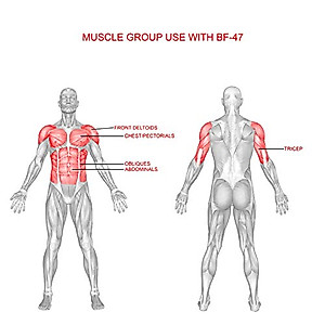 Valor Fitness BF-47 - Weight Bench Press Machine - 9 Adjustable Positions Flat Incline with Converging Arms - Plate Loaded - Chest Arm Ab Workout, Home Gym Equipment 250 LB Combined Max