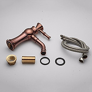 SJQKA-Cold and hot water tap rose gold, elegant lift open faucet, faucet with European diamond metal ware, faucet