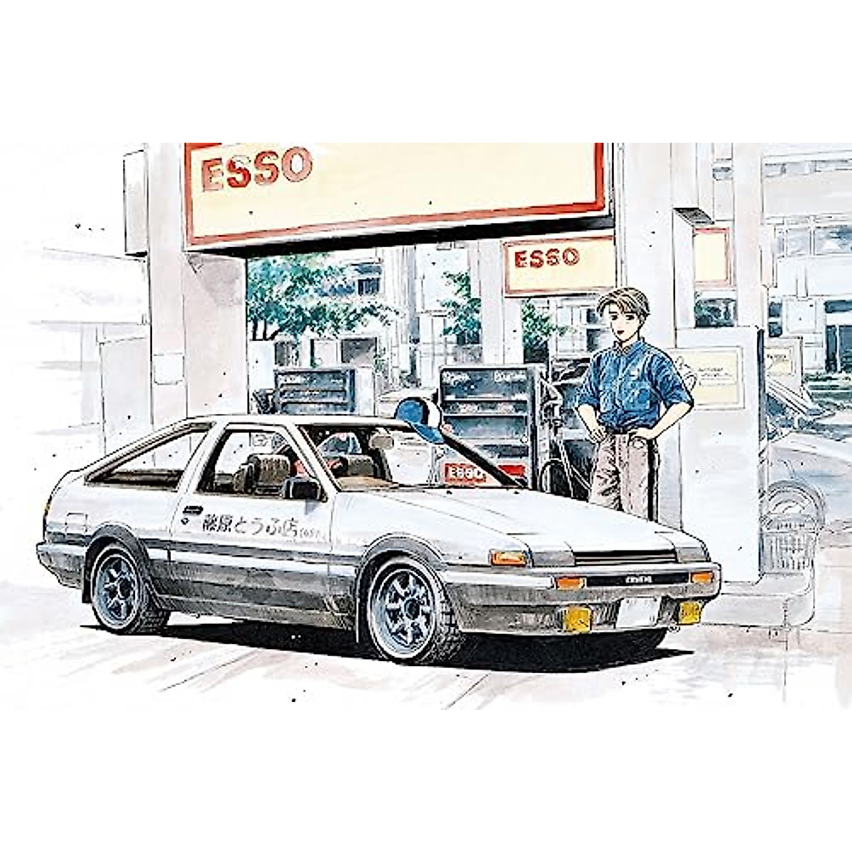 Aoshima Initial D Takumi’s Hachiroku 1:32 Scale Model Kit