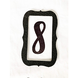 Milestone Marker Set Square Circle Star and Arrow Felt Black…