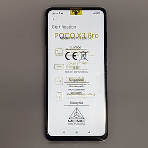 POCO, LLC Poco X3 Pro (256GB, 8GB) 6.67In 120Hz, Snapdragon 860, 48MP 4K Quad Camera, Dual SIM GSM Factory Unlocked - US & Global 4G LTE International Version (w/Fast Car Charger, Frost Blue)