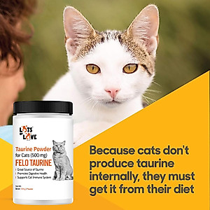 FELO Taurine - Taurine Supplement for Cats, Taurine for Cats, Taurine Powder for Cat - 16 Oz, Powder (Thomas Pet Earlier)