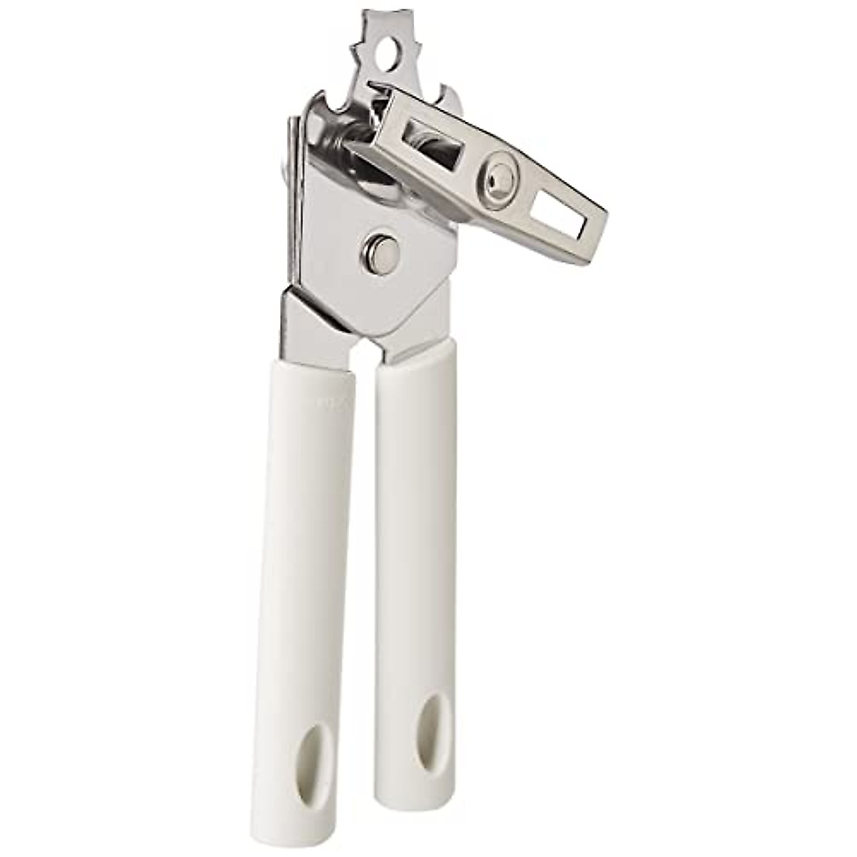 Brabantia Classic Can Opener With Metal Handle, 4.8x5.1x9 cm, White