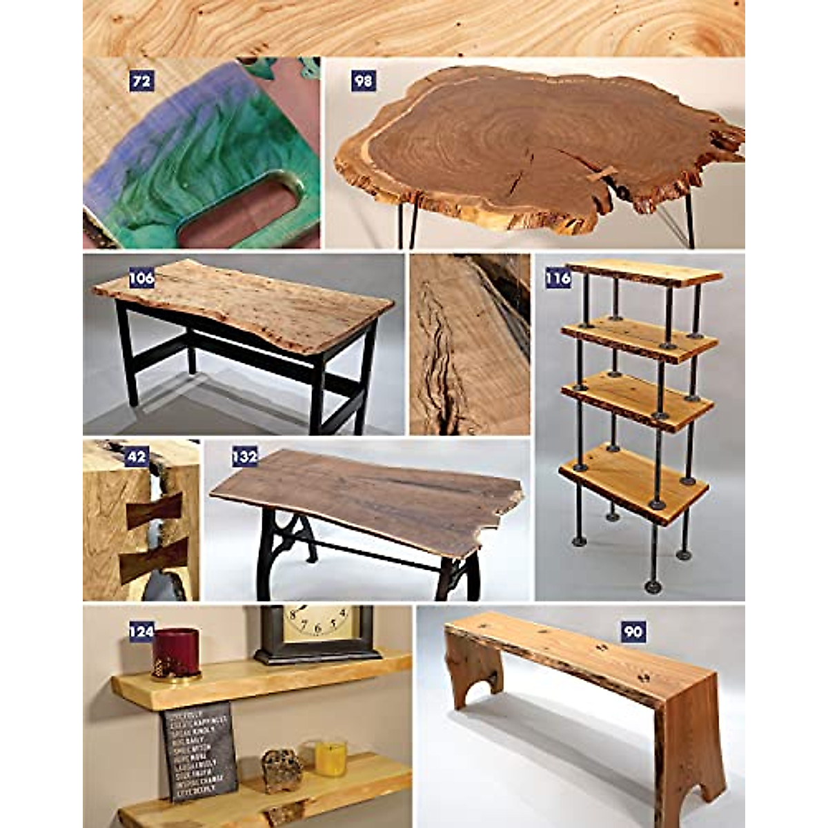 Woodworker's Guide to Live Edge Slabs: Transforming Trees into Tables, Benches, Cutting Boards, and More (Fox Chapel Publishing) Approachable Handbook to Creating Live-Edge Furniture, with 8 Projects