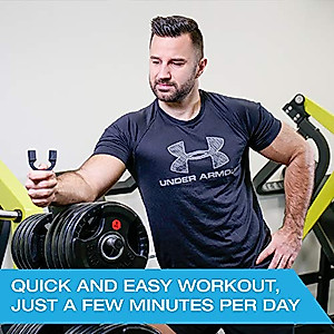 Tilcare Jawline Exerciser Jaw Exerciser for Men and Women That Helps to Workout Your Jaw, Neck and Tone Your face with Exercise - Face Slimmer That Will Chisel Your Jawline - Elite Level 70lb