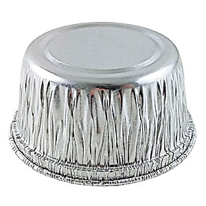 Handi-Foil 4 oz. Aluminum Foil Utility/Muffin/Cupcake Ramekin Cup - Heavy Duty (Pack of 50)
