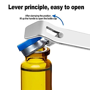 NentMent 5 Pack Bottle Opener Phial Cap Remover Oral Liquid Vial Keychain Medical Clinic Vial Openers Vials Decapper Film Canister Opener Soad Beer Canned Beverages Opener Bartender Kitchen Tool