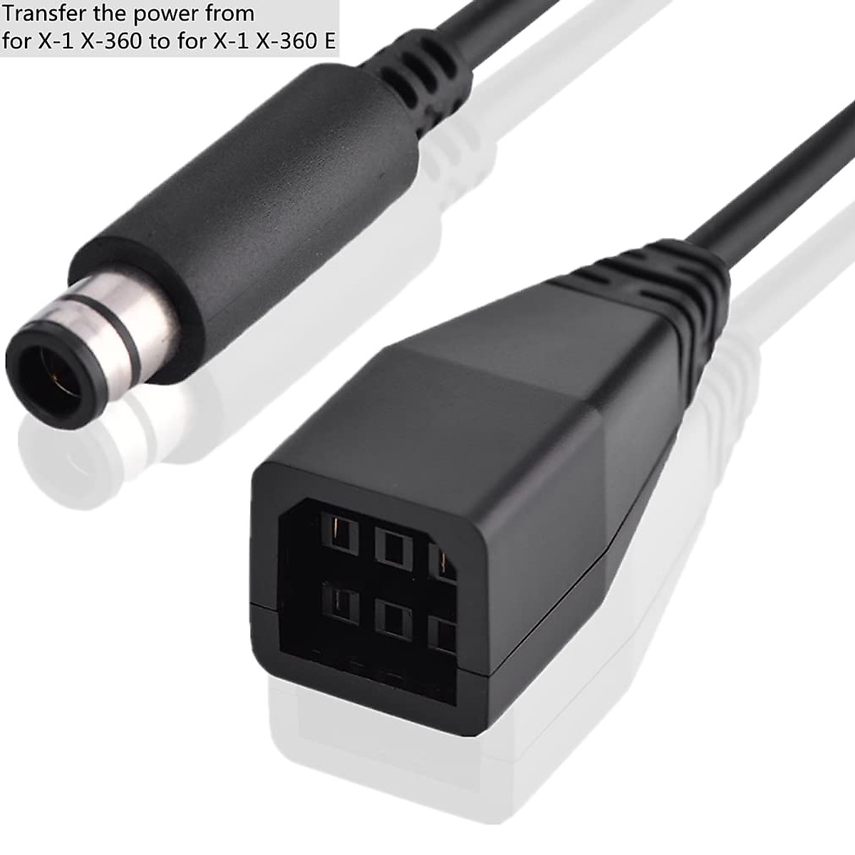 Adapter Power Supply Converter Transfer Cable Cord for Xbox 360 to Xbox 360E,Stable Game Console Power Supply Adapter Converter Cord for Microsoft for Xbox 360