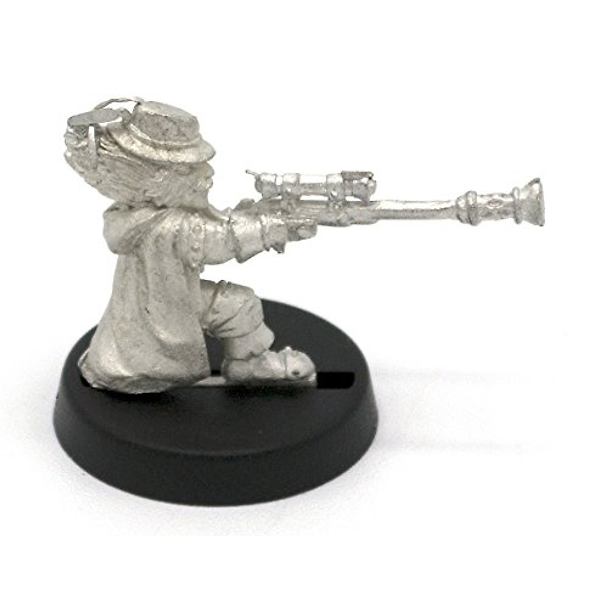 Stonehaven Miniatures Gnome Long Gunner Male Figure (for 28mm Scale Table Top War Games) - Made in USA