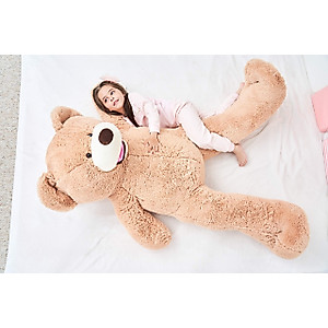 IKASA Giant Teddy Bear Plush Toy Stuffed Animals (Brown, 63 inches)