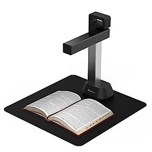 IRIScan Desk 6-Document Scanner,Auto-Flatten & Deskew Tech, 12MP Camera, Capture Letter Size (8,5x11in),Text to Speech 138 Languages OCR,PDF/Searchable PDF/Word/Tiff/Excel,Windows & MacOS,Silver Grey