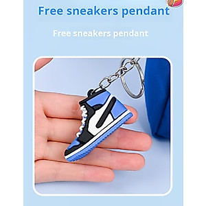 UIVXXUD Basketball Jersey-style Large Opening Large Capacity Simple Vertical Canvas Pencil Bag Pencil Case Pencil Holder - Include Sneakers Pendant and Pen (Black)