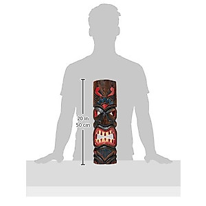 FOREVER BAMBOO Hawaiian Tiki Mask Classic Tahitian 20"