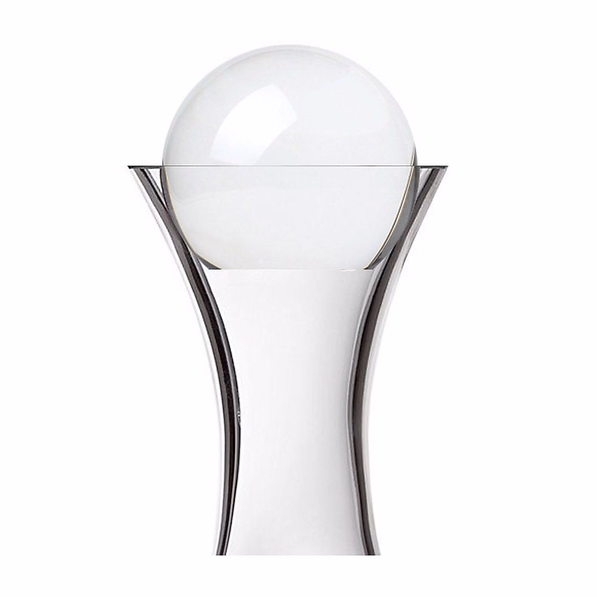 Amlong Crystal 65mm or 2.5" Diameter (bigger than golf ball, smaller than baseball) Clear Crystal Ball for Wine Decanter Stopper
