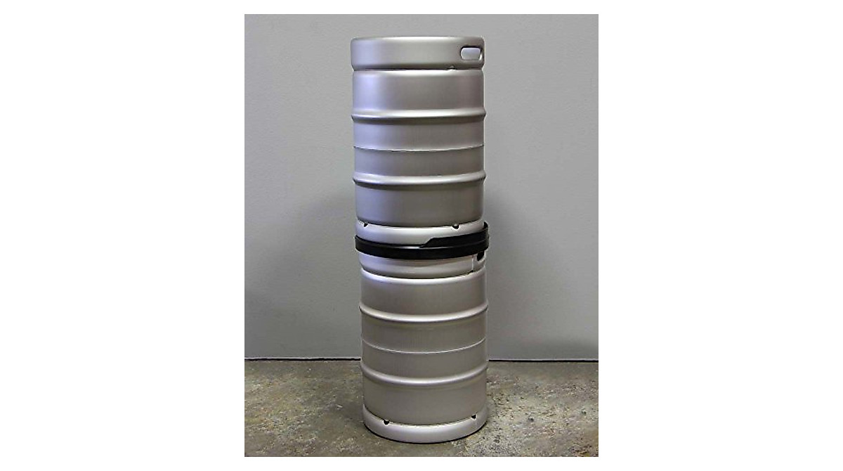 Half-Barrel Keg Stacker: Double Cooler Space & Stack Safely