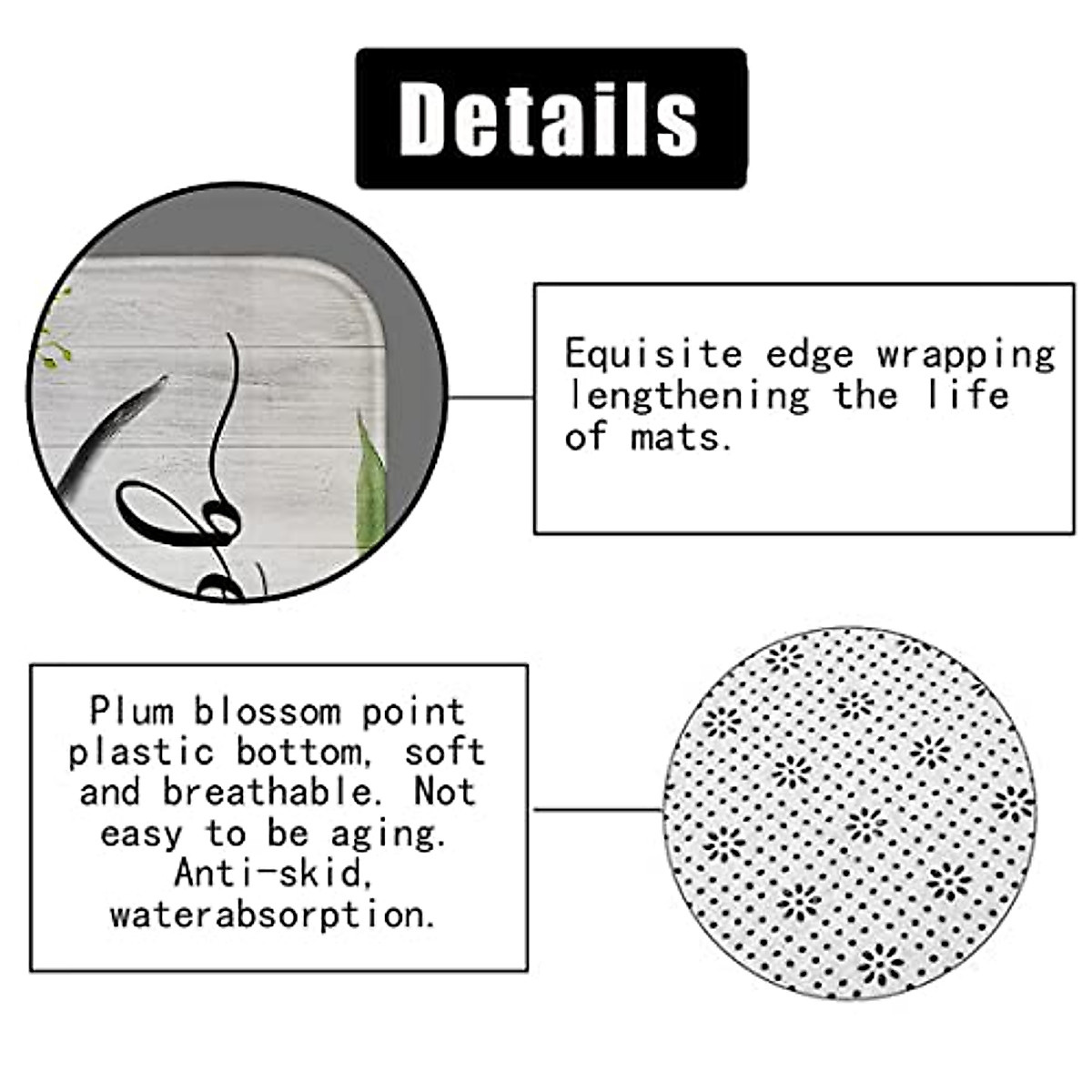 JAYDEN MADGE MAKE YOUR HOME SWEETER Jayden Madge 4PCS Highland Cow Shower Curtain Set with Rugs, Get Naked Watercolor Yellow Floral Botanical Country Western Farm Ani JM-IT010 0