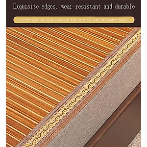 Summer Sleeping Mat Exquisite Summer mats Dormitory Bedroom with Bamboo mats Single mats Double ice Silk Straw mats Various Sizes to Choose from for Home School Dormitory