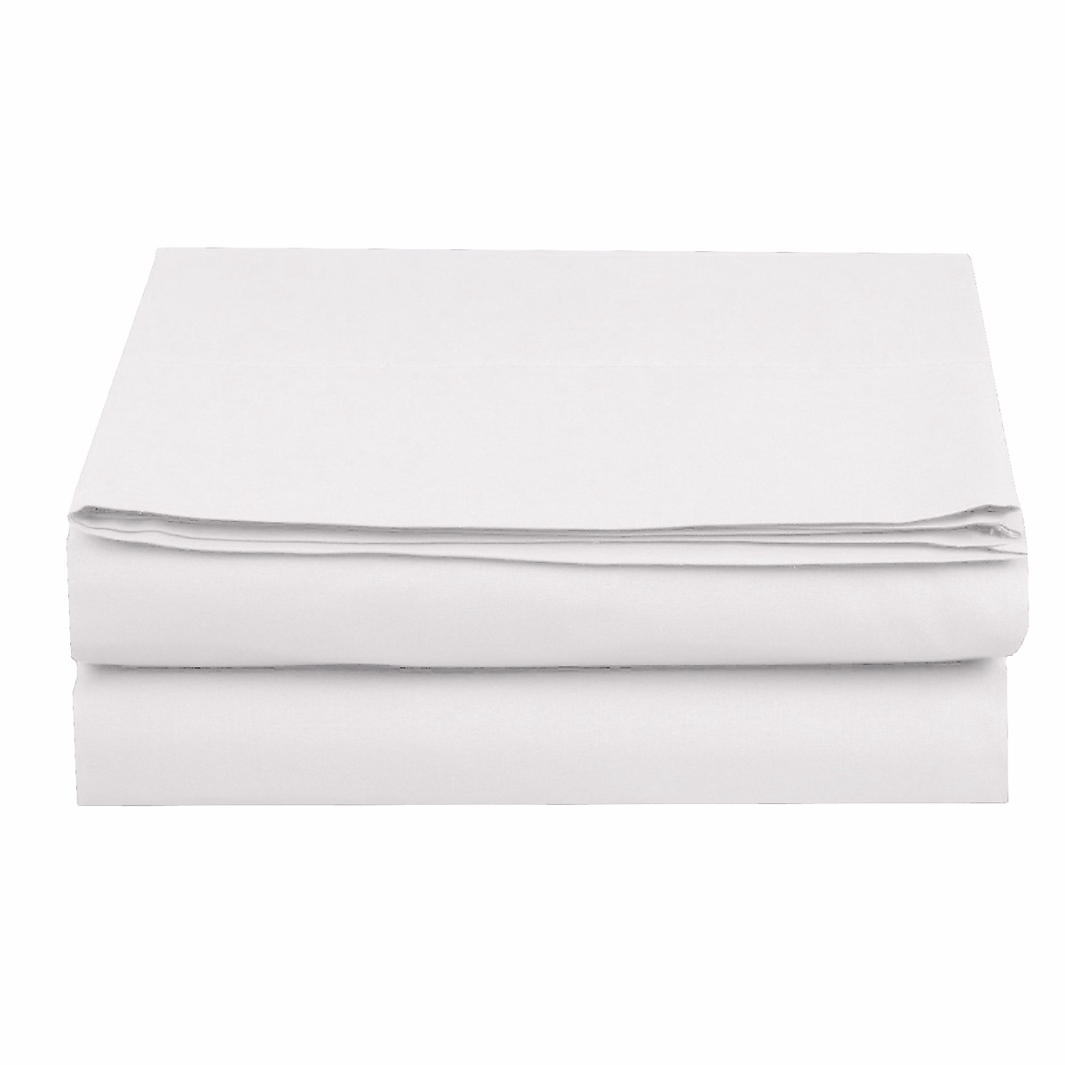 Luxury Flat Sheet on Amazon Elegant Comfort Wrinkle-Free 1500 Premier Hotel Quality 1-Piece Flat Sheet, California King Size, White