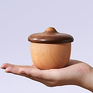 ENVIABELL Acorn Music Box - Handmade Walnut and Beech Wooden Music Box for Boys,for Birthday Mother's Day, Handmade Music Boxes for Women, Handmade Music Boxes Craft