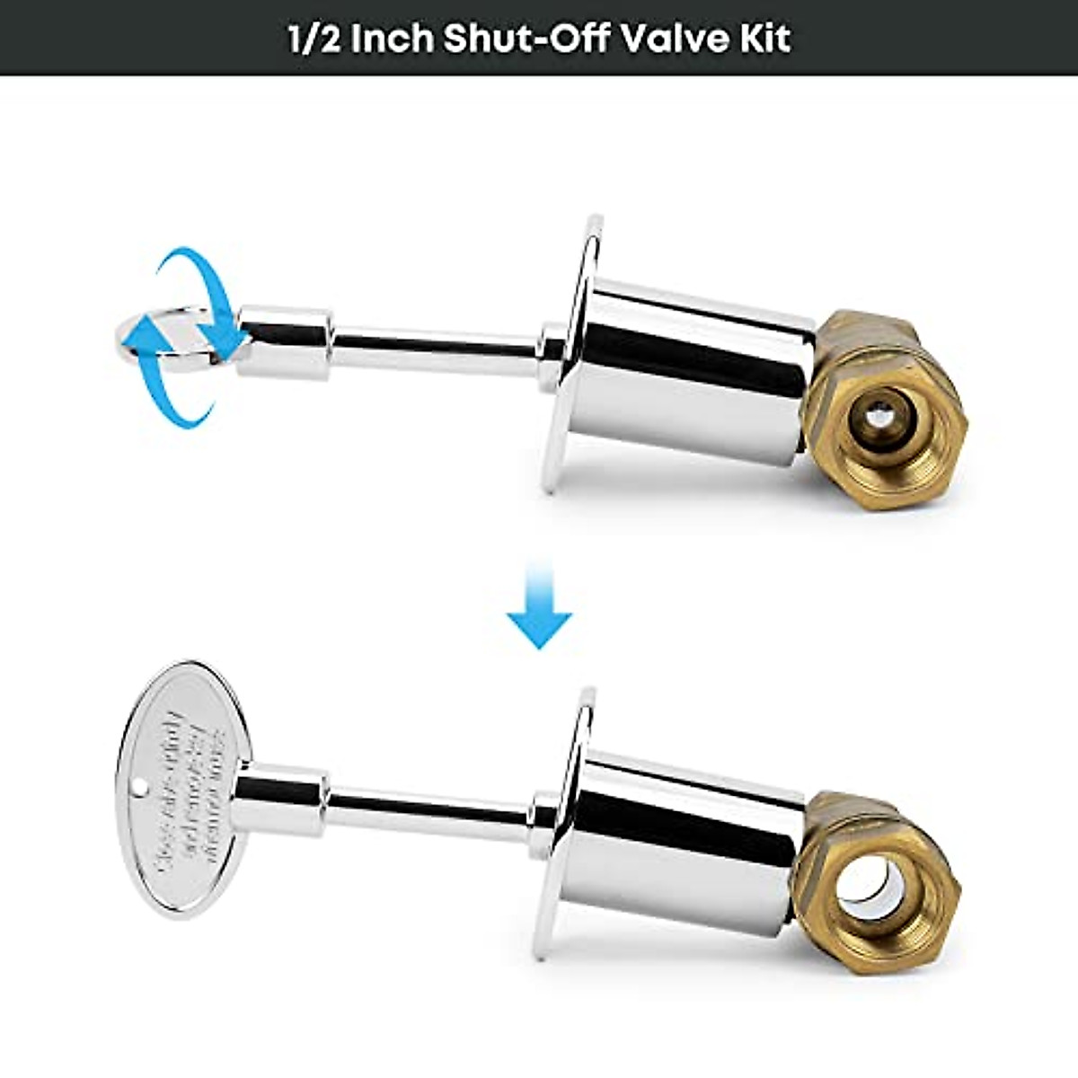 Stanbroil Natural Gas Fire Pit Burner Ring Installation Kit, Black Steel, 12-inch