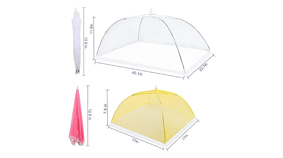 Odies Food Covers: 7 Pack Mesh Tents for Outdoors