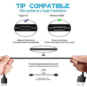 CJP-Geek USB Data SYNC Charger Cable Cord Compatible with LG V20 VS995 H918 LS997 H910 Phone Supply