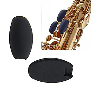6 Pieces Wind Instrument Saxophone Rubber Thumb Finger Rest Palm Key Risers suit for Alto Tenor Soprano Sax Key Pad Accessories