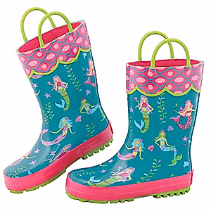 Stephen Joseph boys Stephen Joseph Boots Girls Rain Accessory, Mermaid, 10 US