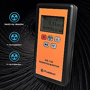Kavolet Nuclear Radiation Detector, Beta Gamma X-ray Tester, NR-750 Household Radioactive Tester, LCD Display, Geiger Counter Radiation Detector, Triple Alarm