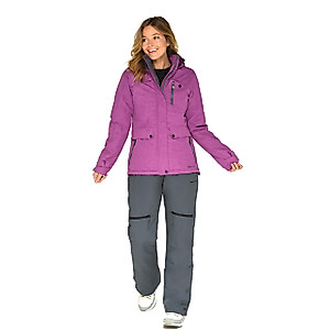 Arctix Women's Daybreak Insulated Jacket, Amethyst Melange, Medium