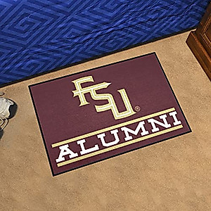 FANMATS 18333 Florida State Alumni Starter Rug (19"x30"), 1 Pack