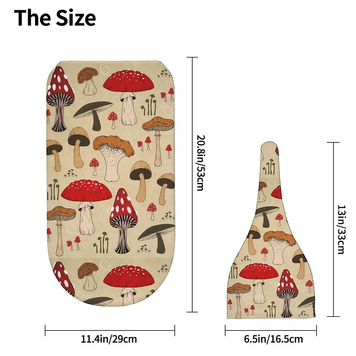 Mushroom Baby Stuff Newborn Swaddle Blanket Baby Blankets Infant Sleep Sack Wrap Soft Stretchy With Beanie Hat For Photography Boy Girl Gifts 2 pack