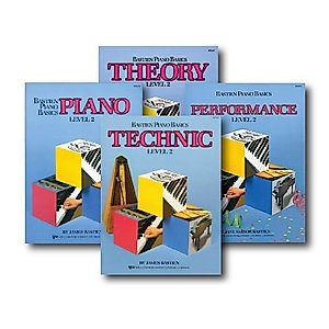 Bastien Piano Basics Level 2 - Learn to Play Four Book Set - Includes Level 2 Piano, Theory, Technic, and Performance Books