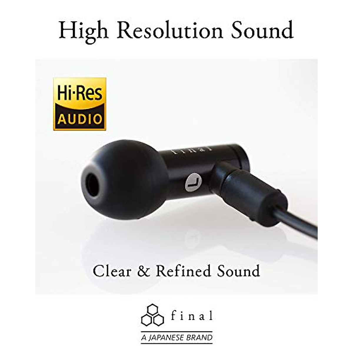 Final E4000 High Resolution Sound Isolating In-Ear Headphones Earphones