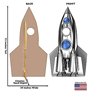 Cardboard People Rocket Stand-in Life Size Cardboard Cutout Standup