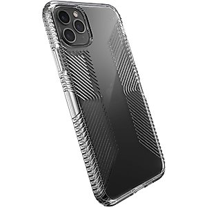 Speck Products Presidio Perfect-Clear with Grip iPhone 11 PRO Max Case, Clear/Clear (136509-5085)