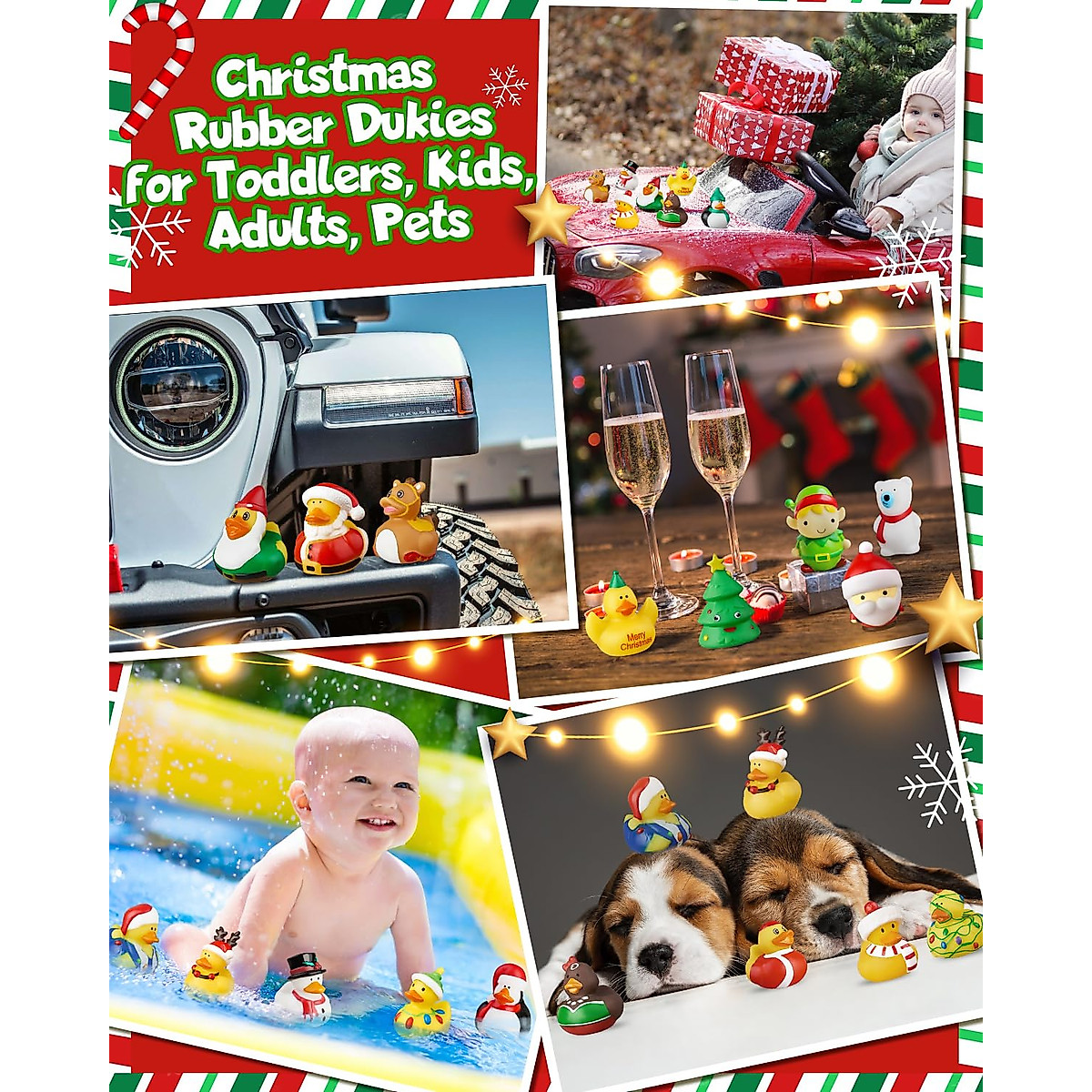 Rubber Duck Advent Calendar 2023, Christmas Ducks Bath Toys Advent Calendar for Kids, Rubber Duckie for Jeep Ducking, Advent Calendars, Toddler, Baby, Girls, Boys, Adult, Kids Advent Calendar 2023