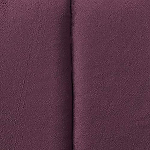 Artiva USA Wood Glider Chair and Ottoman Mircofiber Cushion Set