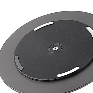 360° Aluminum Rotation Monitor Swivel Base 360° Rotating Swivel Stand Turntable Platform Base for Monitor Computer Laptop Sculpturing Black