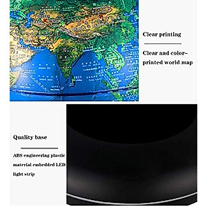 Floating Globe, 8" Magnetic Levitation Floating Globe Anti Gravity Rotating World Map LED Globe for Children Educational Gift
