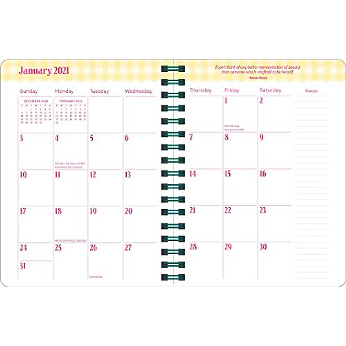 Posh: Deluxe Organizer 17-Month 2020-2021 Monthly/Weekly Planner Calendar: Lemondrops
