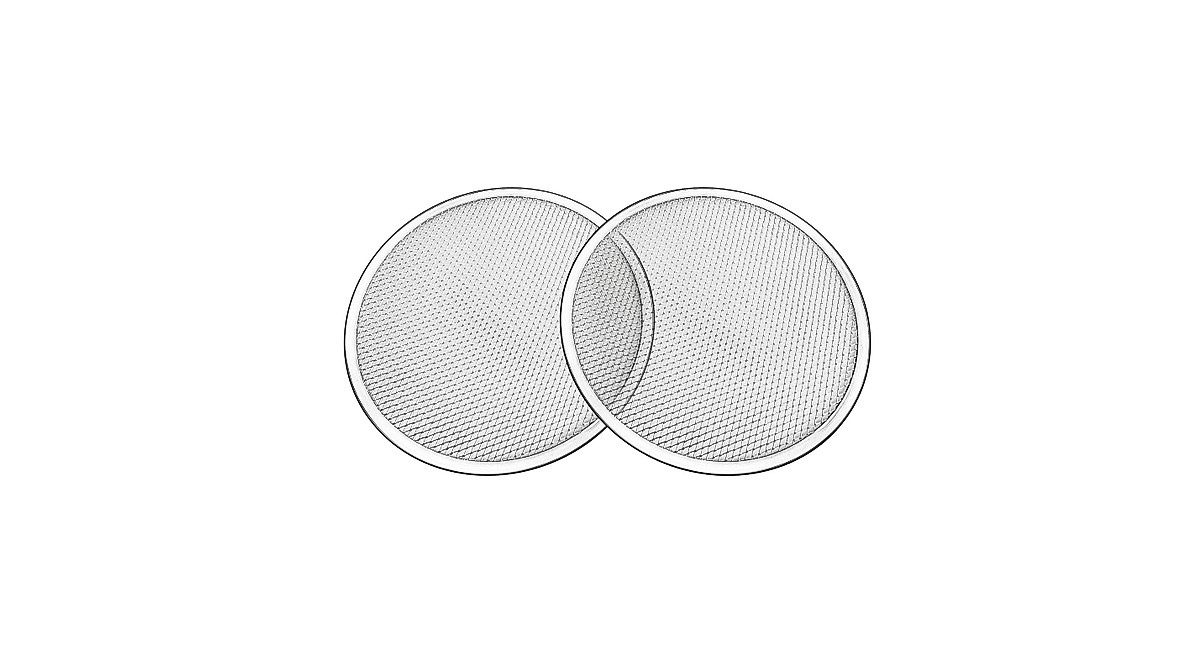 Tosnail 2 Pack 12-Inch Aluminum Pizza Screens for Even Baking