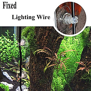 JZMYXA Aquarium Suction Cup Clips Air Tube Holders for Fish Tank,10 Pieces, Fit Tube/Lighting Wire Outer Diameter 0.2-0.23 Inch.