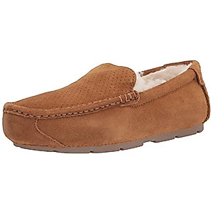 Koolaburra by UGG Men's Tipton Emboss Slipper, Chestnut, 9